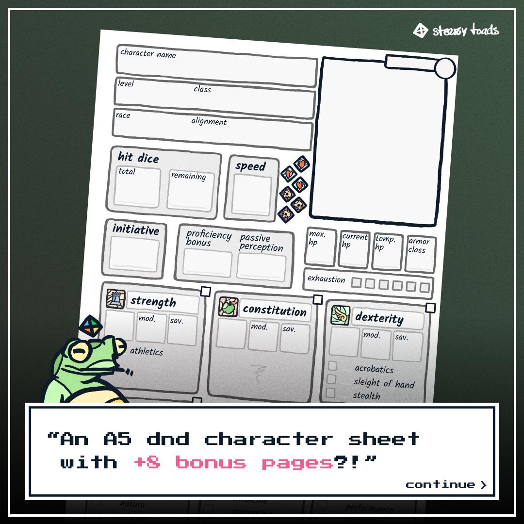 Draw Your Own! - Custom Dnd Character Sheet - A5 - for Digital or Print ...