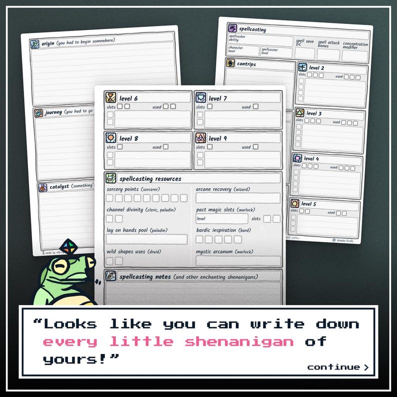 Brute - Custom Dnd Character Sheet - A5 - for Digital or Print - Etsy