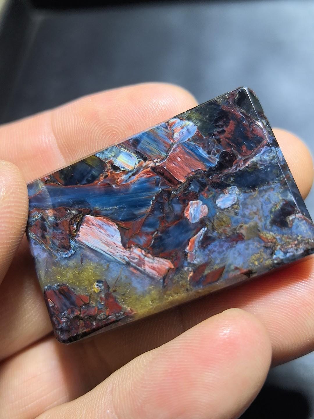 Natural Pietersite Gemstone, Multi Fire Pietersite for Pendant, Loose ...