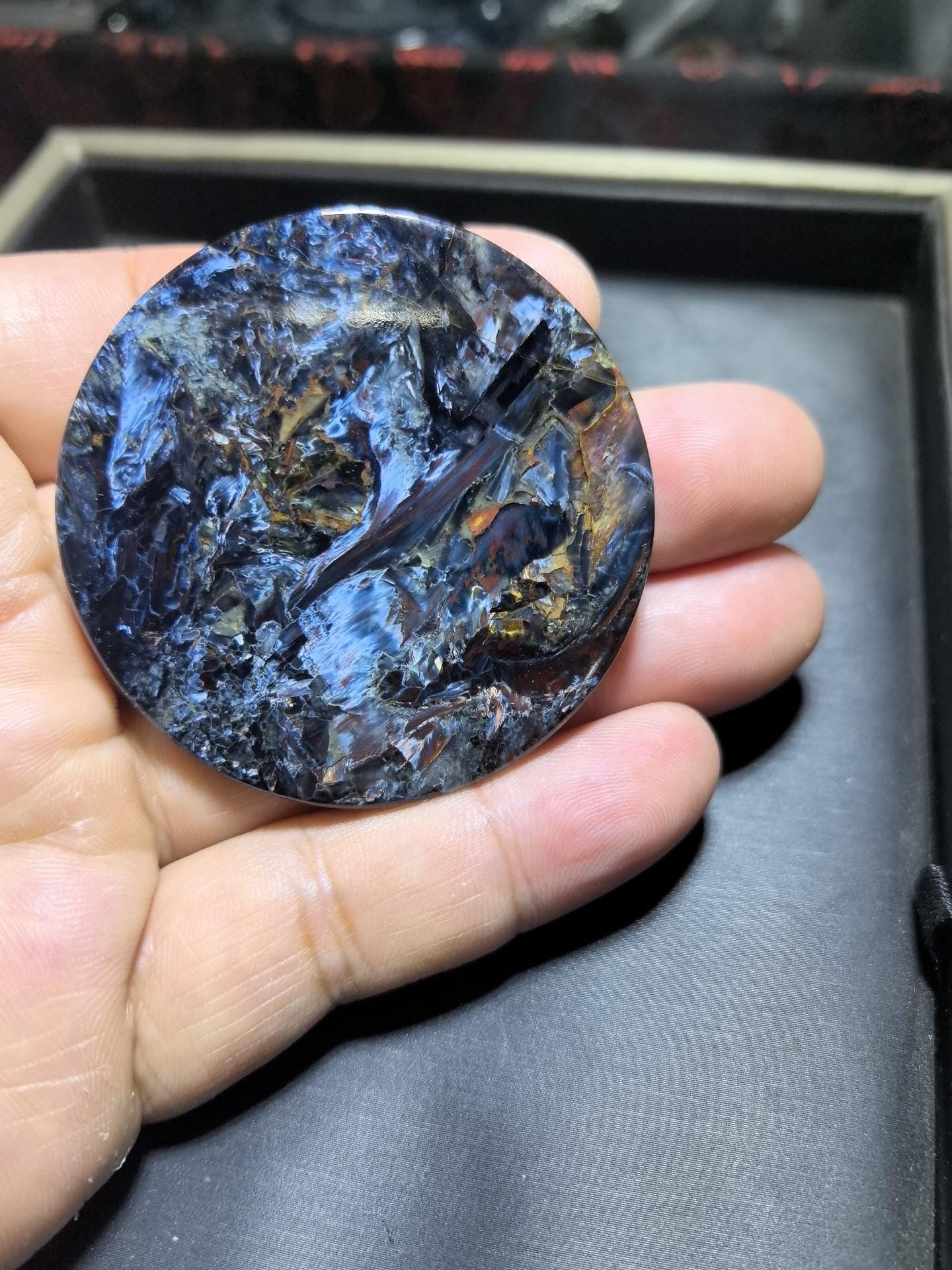 Natural Pietersite Gemstone, Multi Fire Pietersite for Pendant, Loose ...