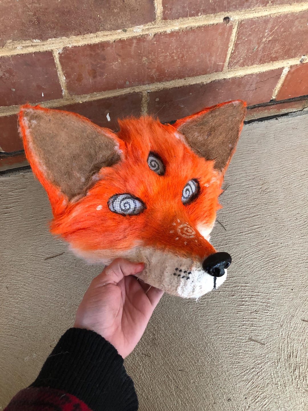 Red Fox Therian Mask, High Quality Fully Furred Fox Mask - Etsy