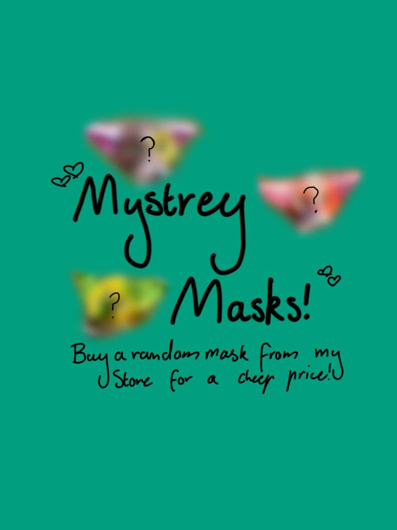 Mystery Masks - Mask Lucky Dip! - Etsy