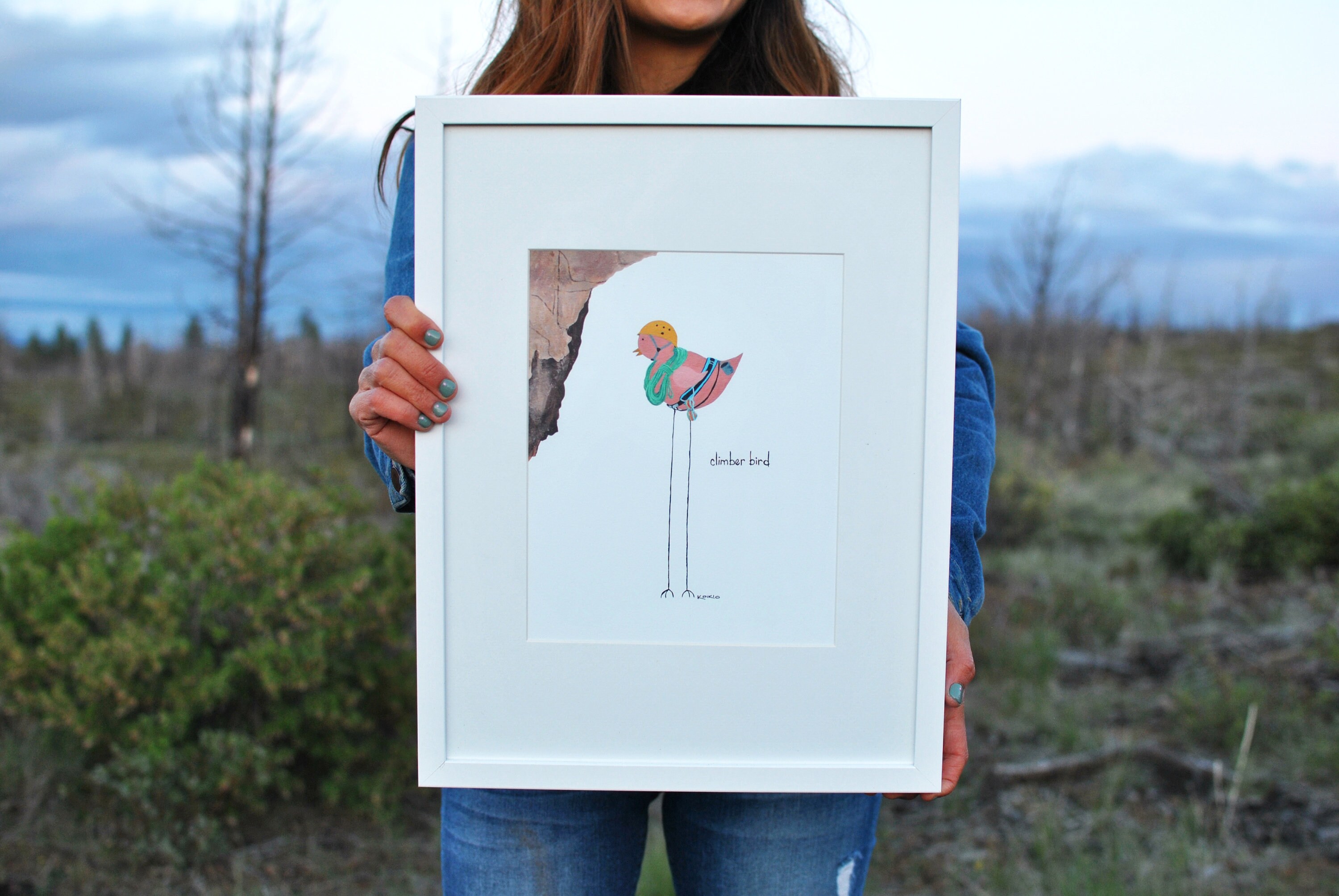 Climber Bird Art Print Bird Lover Gifts Outdoorsy Style - Etsy