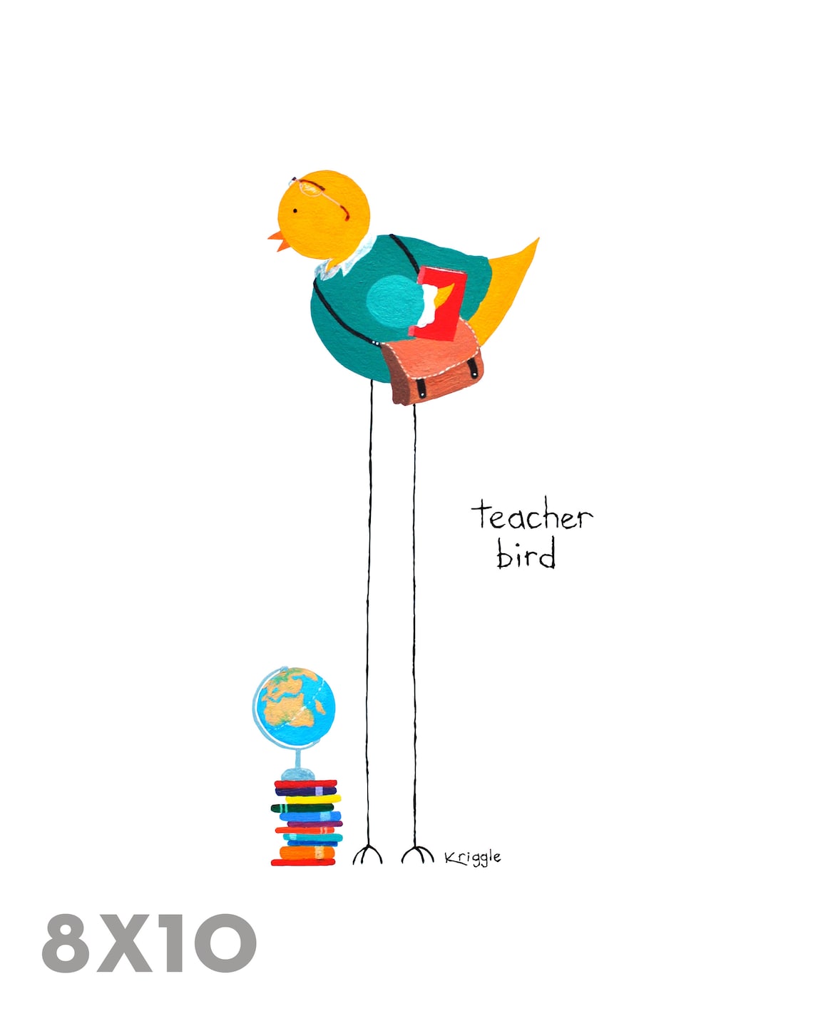 Teacher Bird: Gift for a Teacher Teacher Appreciation Gift - Etsy