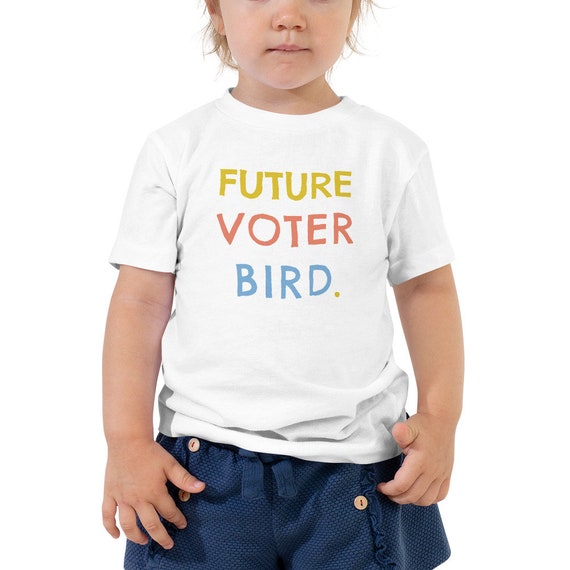 Future Voter Bird Toddler T-shirt Casual Outdoorsy Style | Etsy