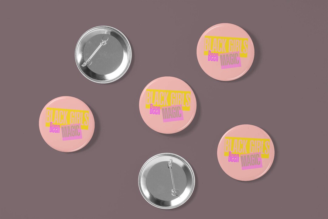 Pin Buttons, Feminine Black History Month Pins, Custom Black History ...