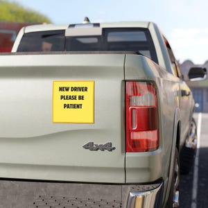 New Driver Car Magnet - Please Be Patient, Cute Car Decor for New ...