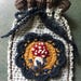 Crochet Mushroom Drawstring Bag - Etsy