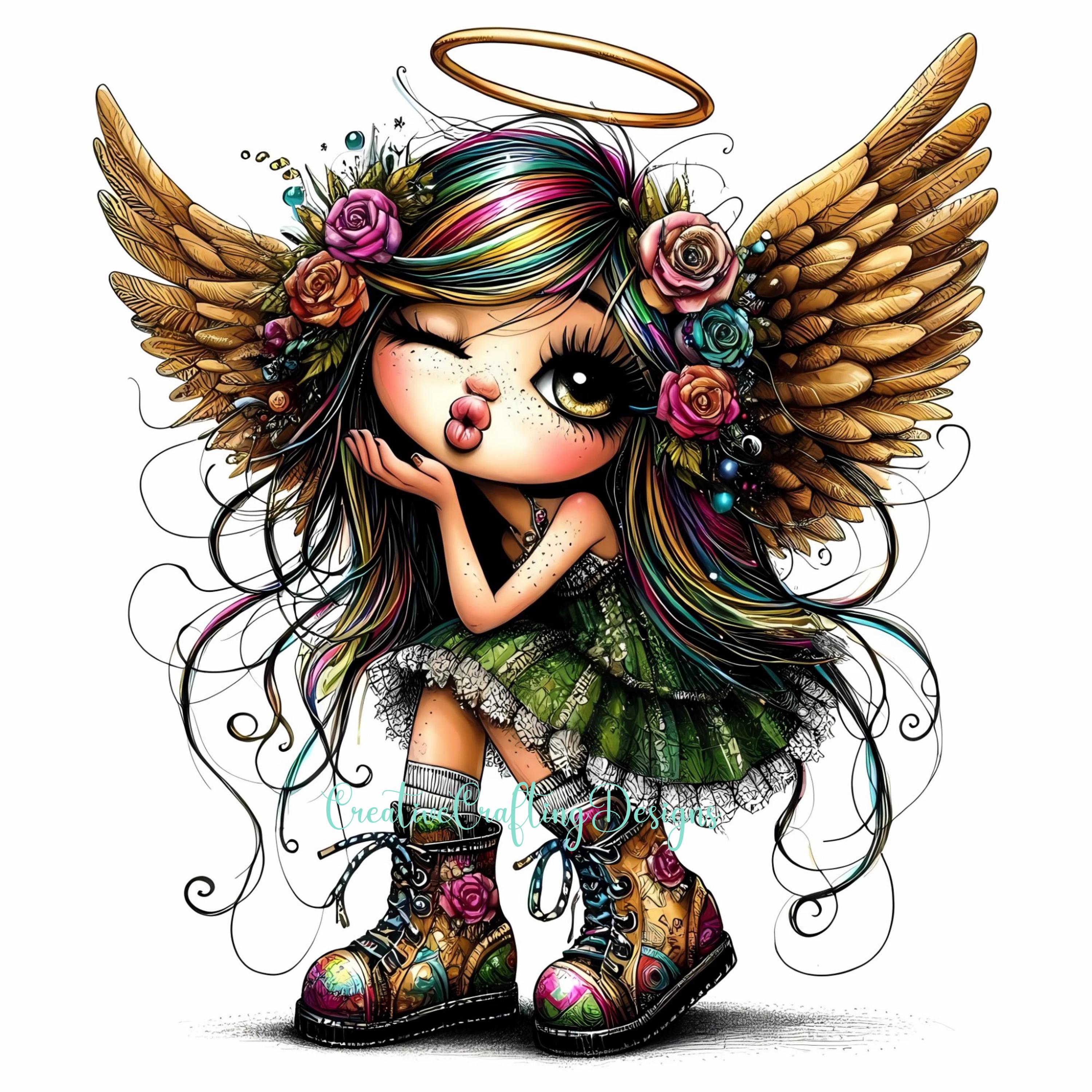 14 Cute Whimsical Heavenly Angel Images for All Your Crafting Projects ...
