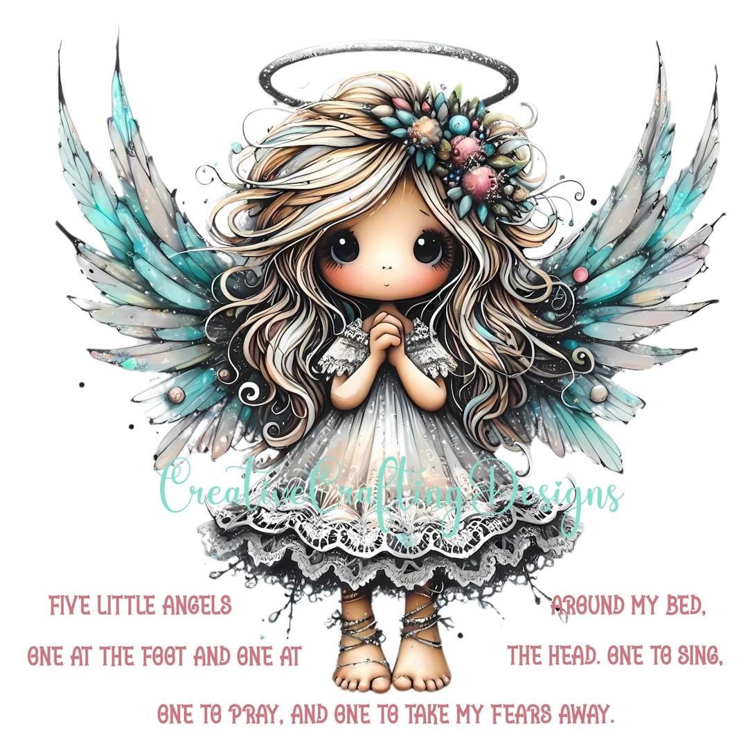 14 Cute Whimsical Heavenly Angel Images for All Your Crafting Projects ...
