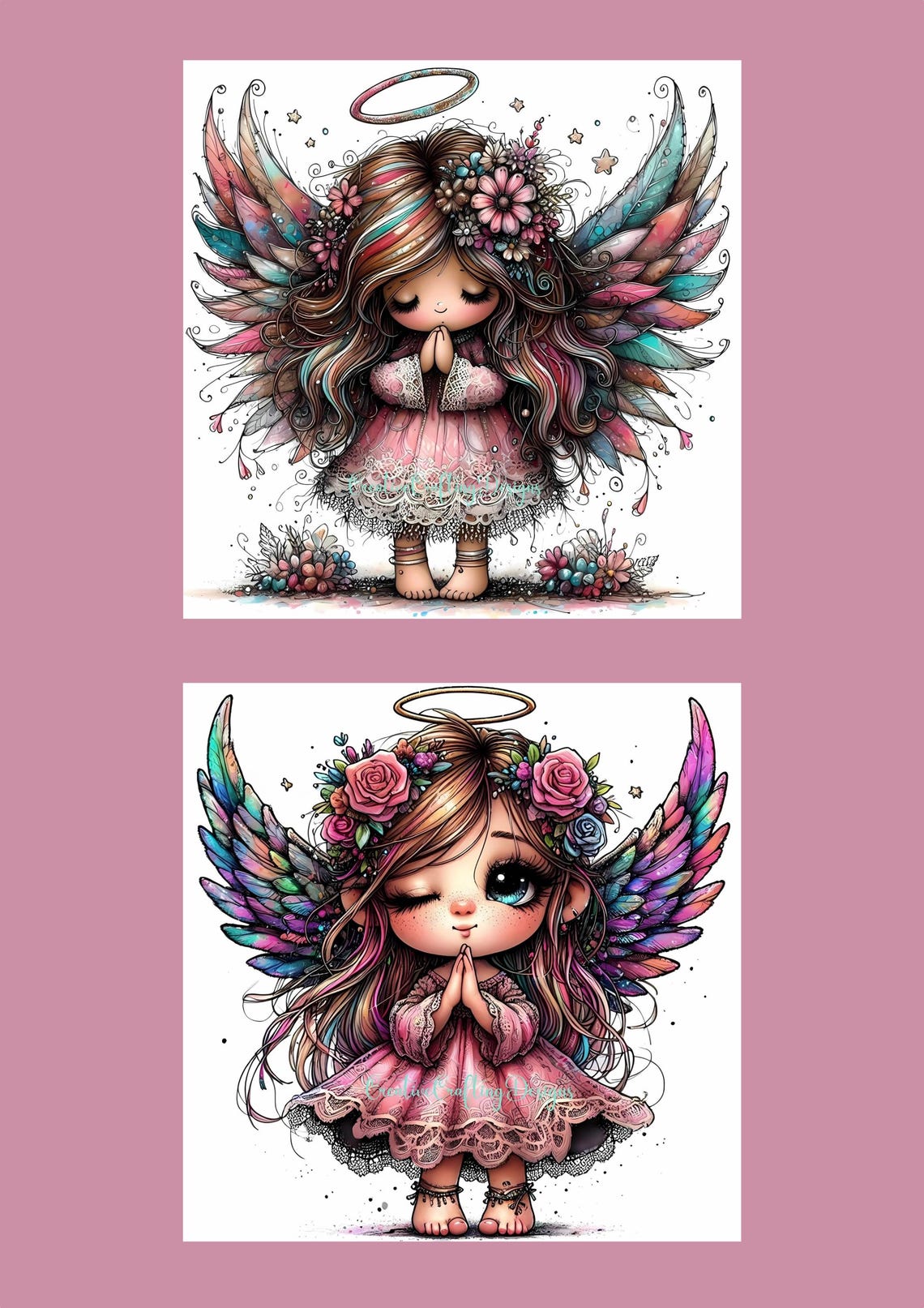14 Cute Whimsical Heavenly Angel Images for All Your Crafting Projects ...