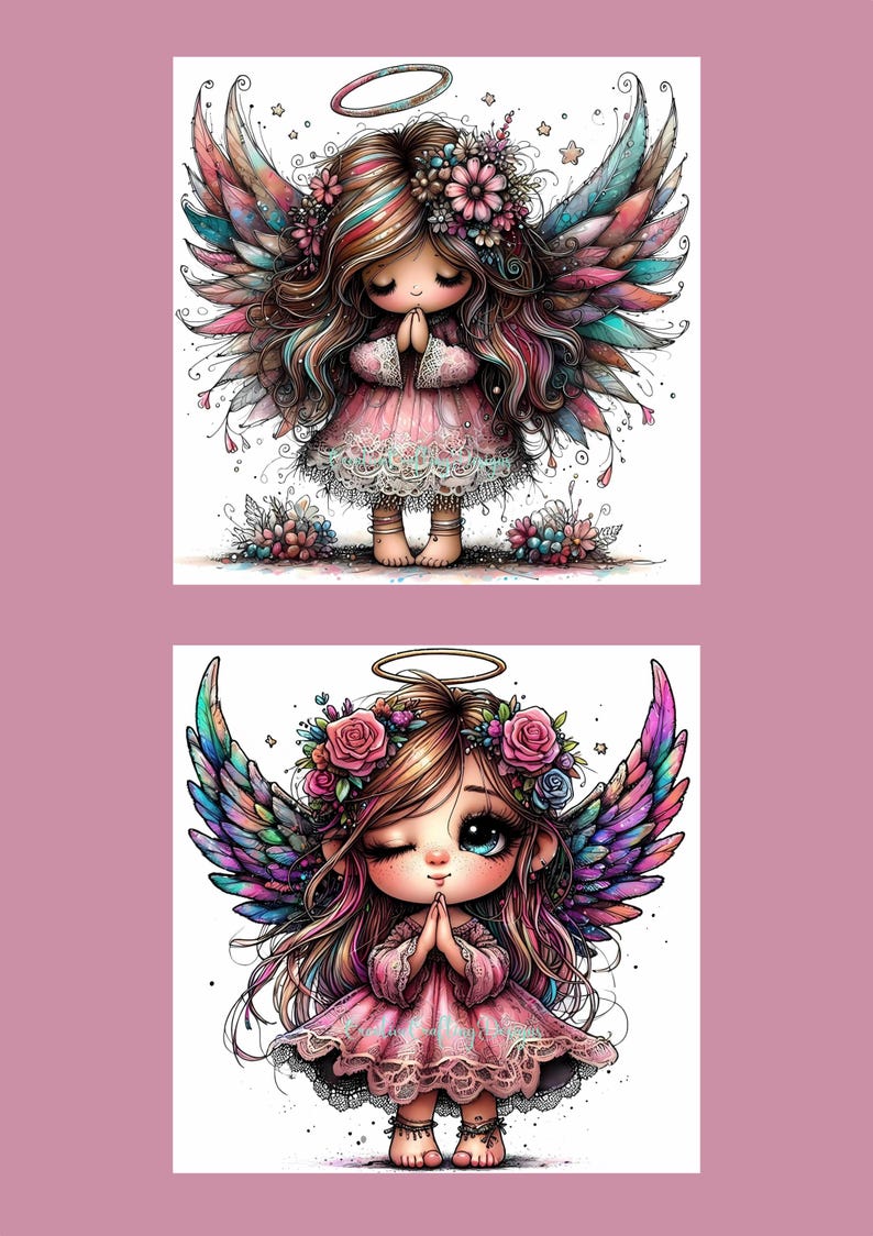 14 Cute Whimsical Heavenly Angel Images for All Your Crafting Projects ...
