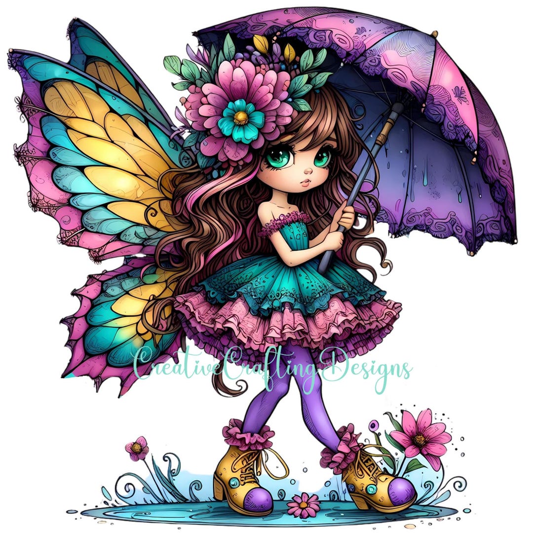 15 Magical Fairy Clipart Images for All Your Crafting Projects! Digital ...
