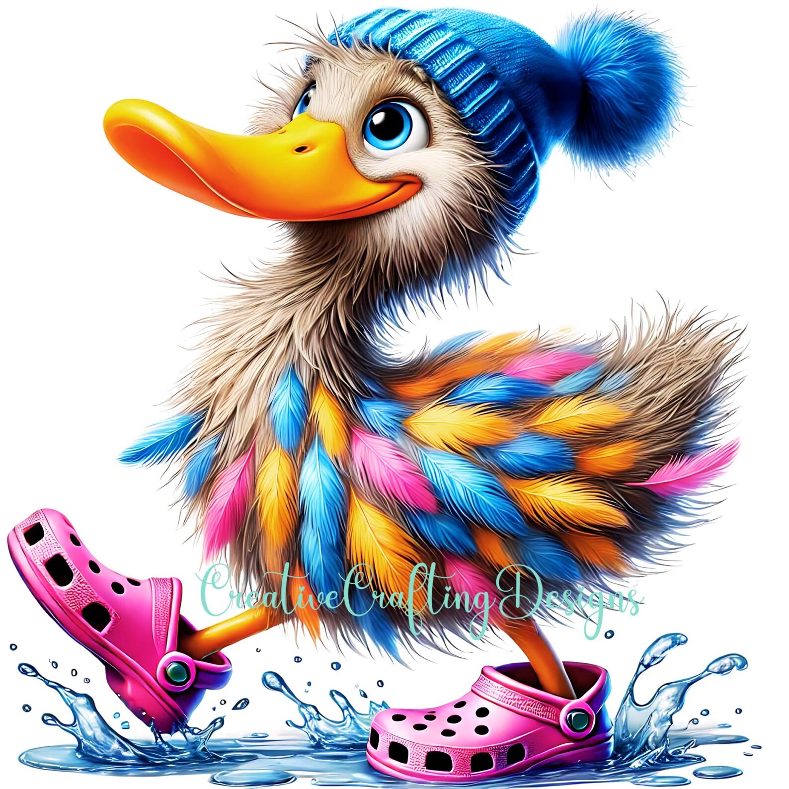 12 Adorable Whimsical Duck Clipart Images for All Your Crafting ...
