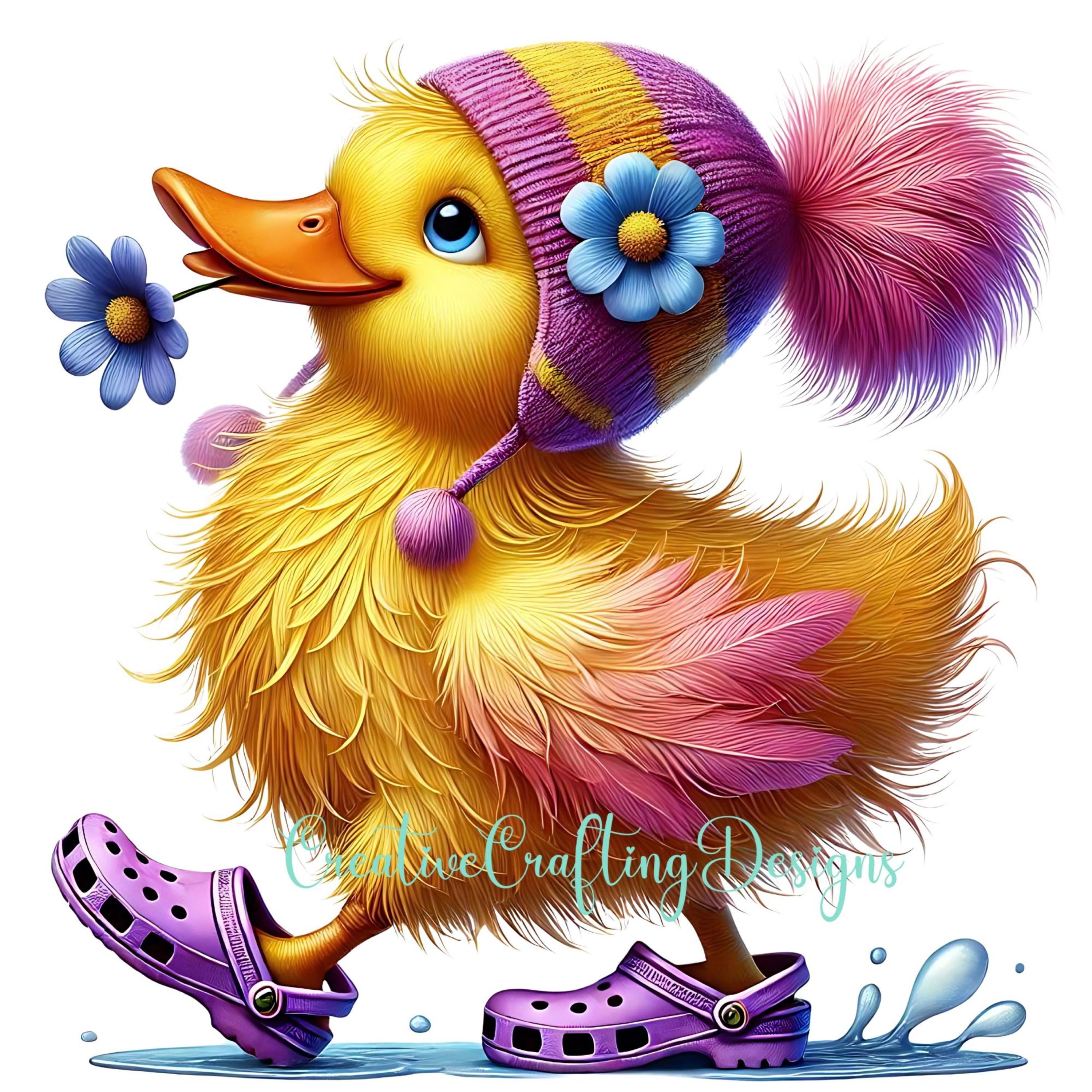 12 Adorable Whimsical Duck Clipart Images for All Your Crafting ...