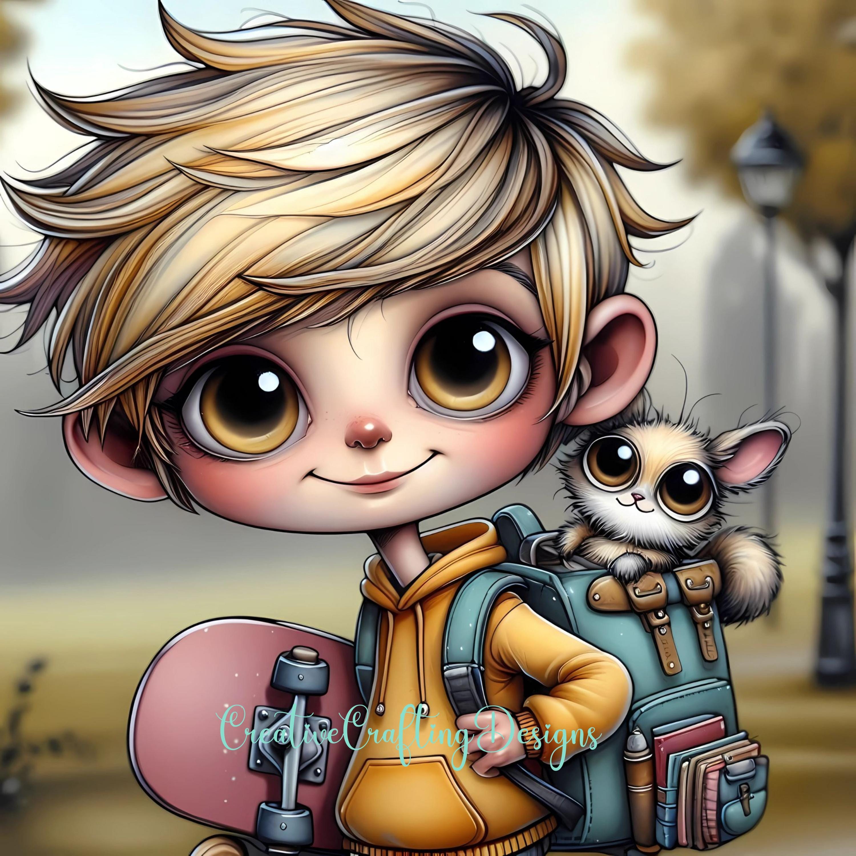 16 Cute and Quirky Boys Clipart Images Designed With Vibrant Colors ...