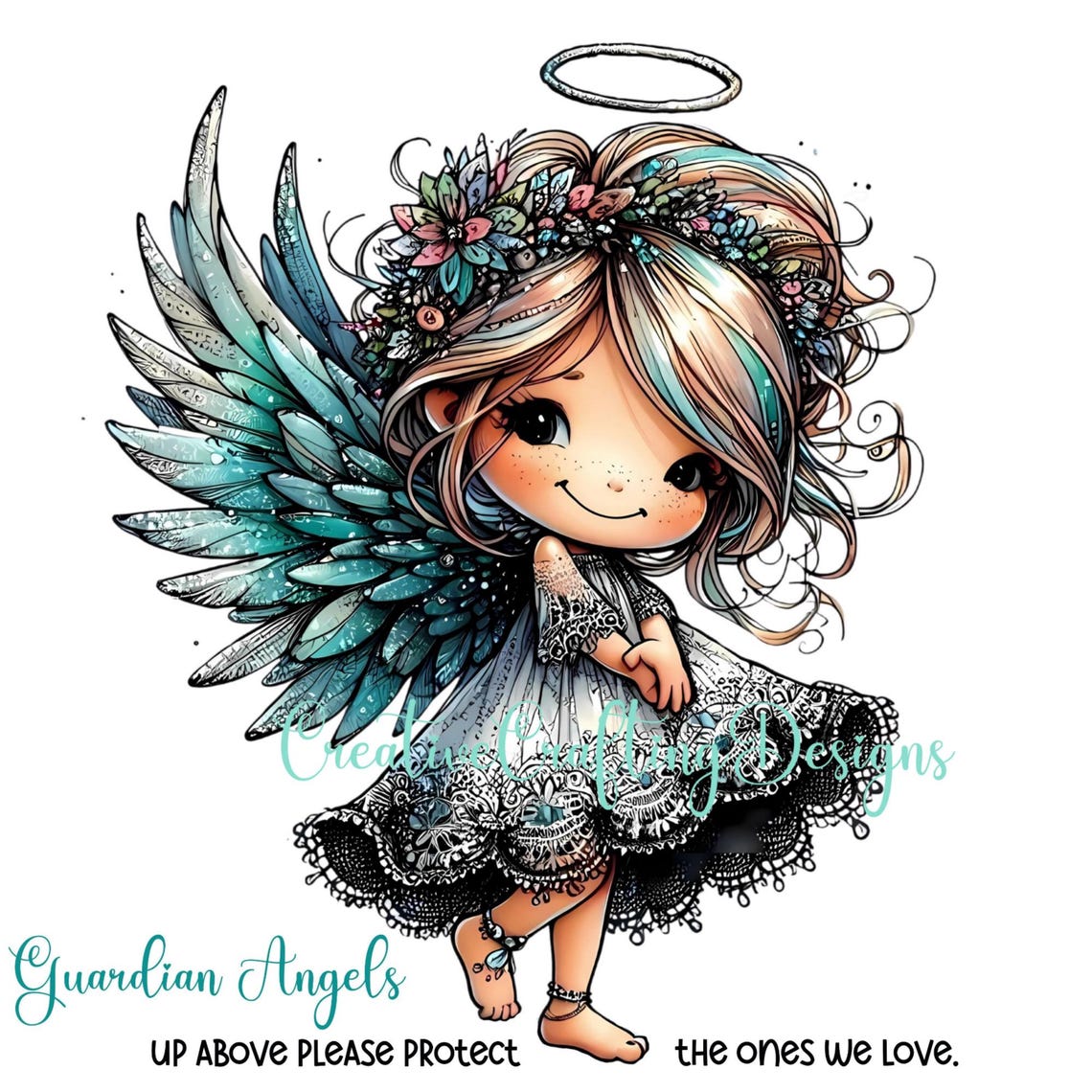 14 Cute Whimsical Heavenly Angel Images for All Your Crafting Projects ...