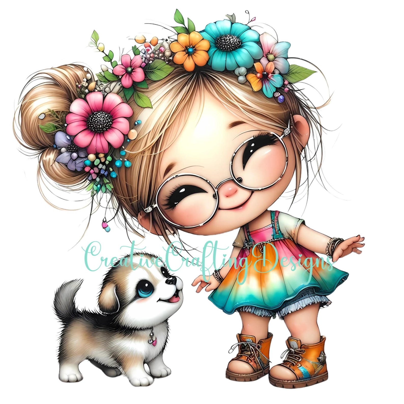 16 Adorable Whimsical Girl Images for All Your Crafting Projects ...