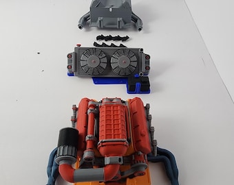 Knights Custom H10 Terra Bug Motor Kit Detailed in Blue, Silver With ...