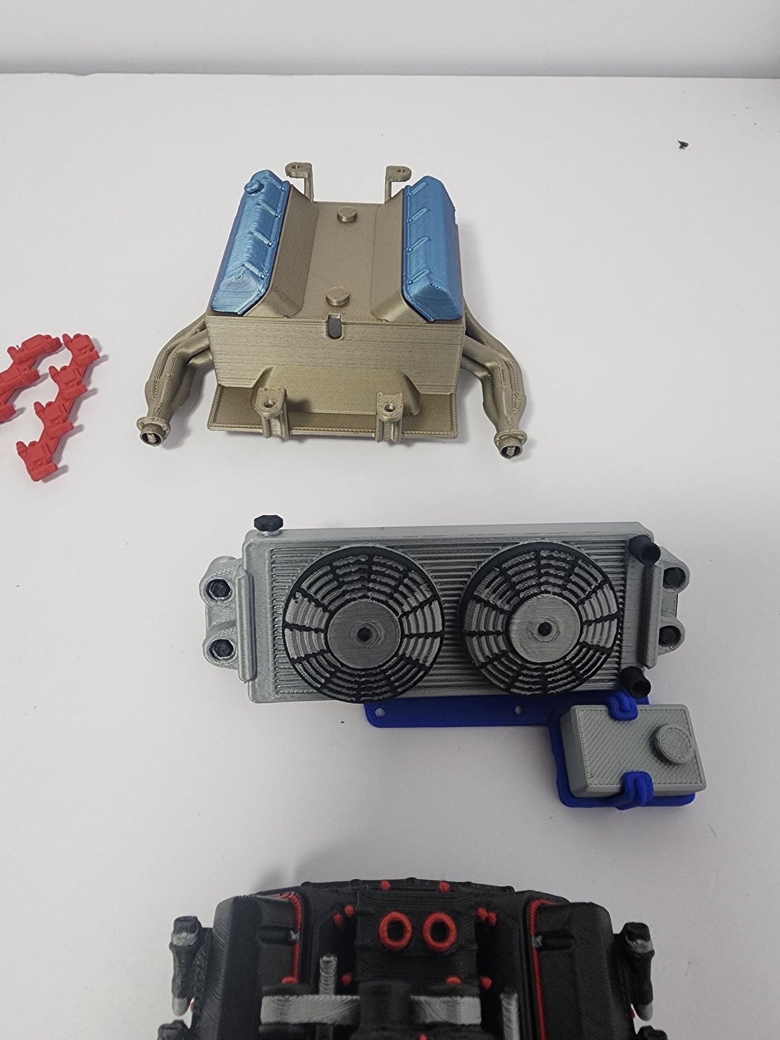 Knights Custom H10 Terra Motor Kit: Black, Silver, and Red - Etsy