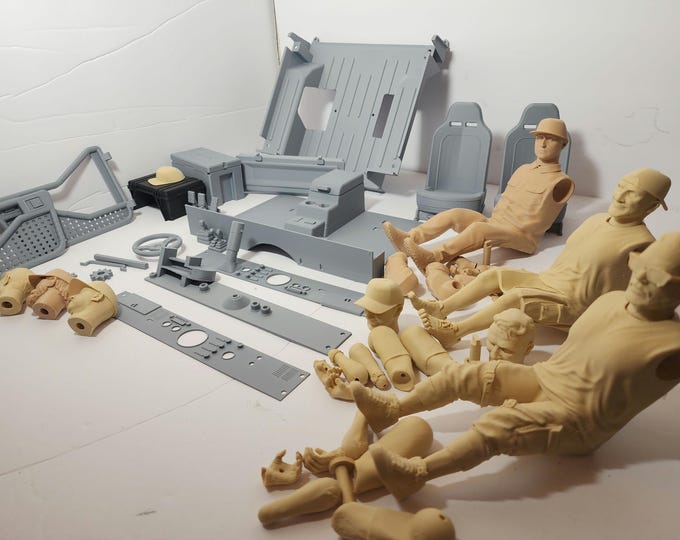 Complete Axial Cj7 Package, Complete Interior 3 Moving Drivers ...