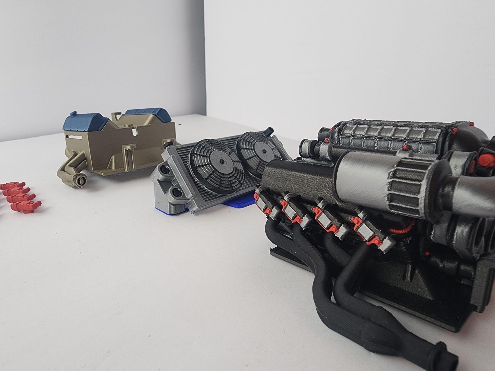 Knights Custom H10 Terra Motor Kit: Black, Silver, and Red - Etsy