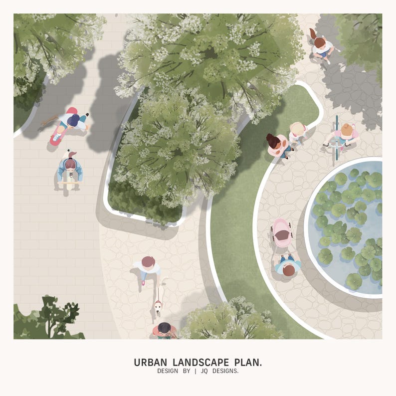 Urban People Plan View Vector Set | INSTANT DIGITAL DOWNLOAD - Etsy