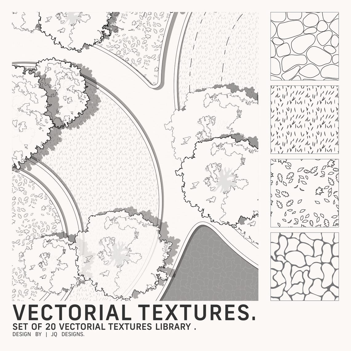 20 Organic Vector Textures | Seamless CAD Patterns (digital Download ...