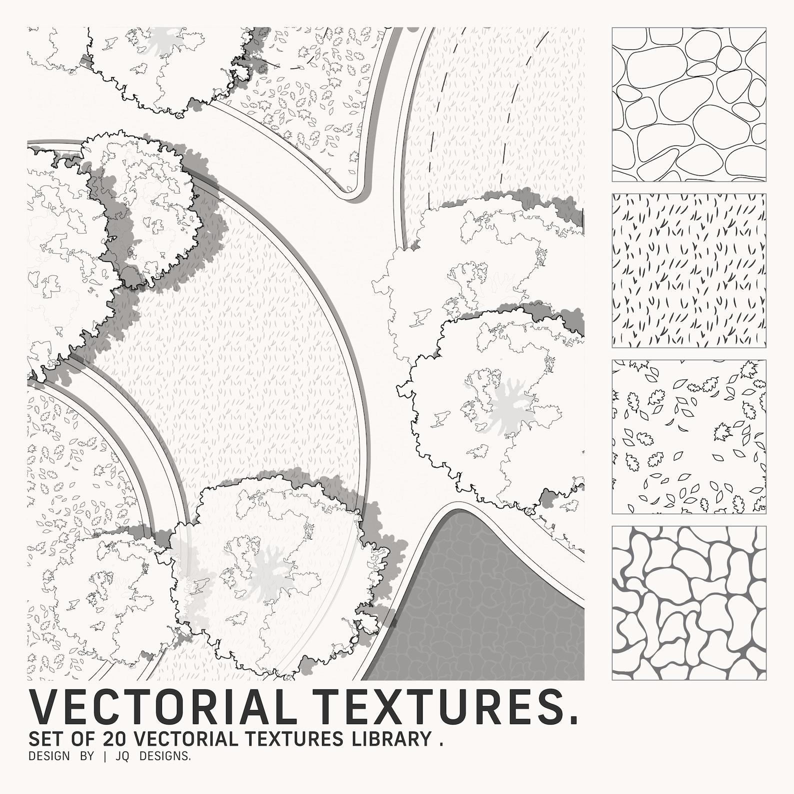 20 Organic Vector Textures | Seamless CAD Patterns (digital Download ...