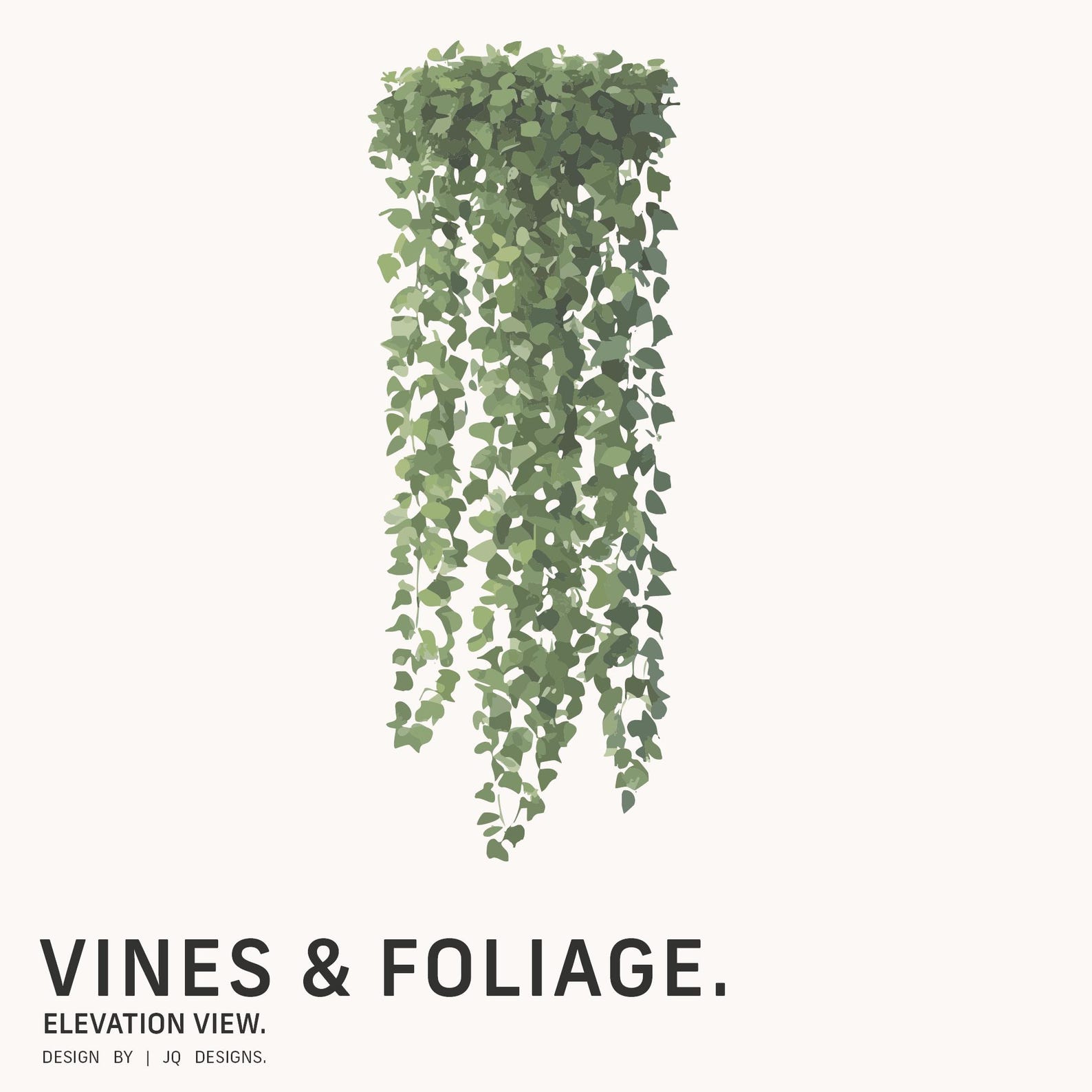 Set of 10 Vine Elevation Vector Set - Instant Digital Download - Etsy