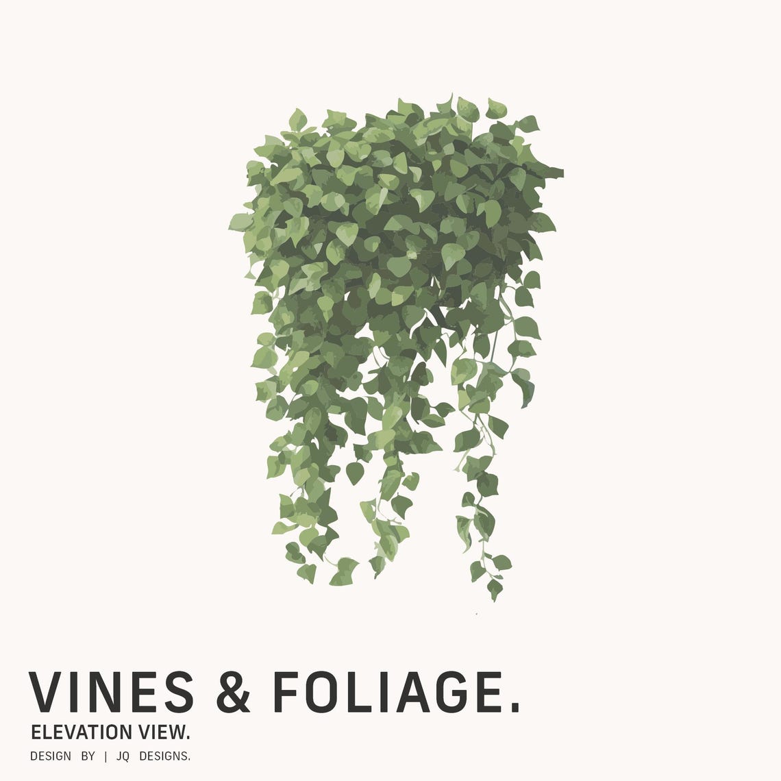 Set of 10 Vine Elevation Vector Set - Instant Digital Download - Etsy