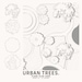 Tree Plan View Illustrations | Black and White Outline (digital ...