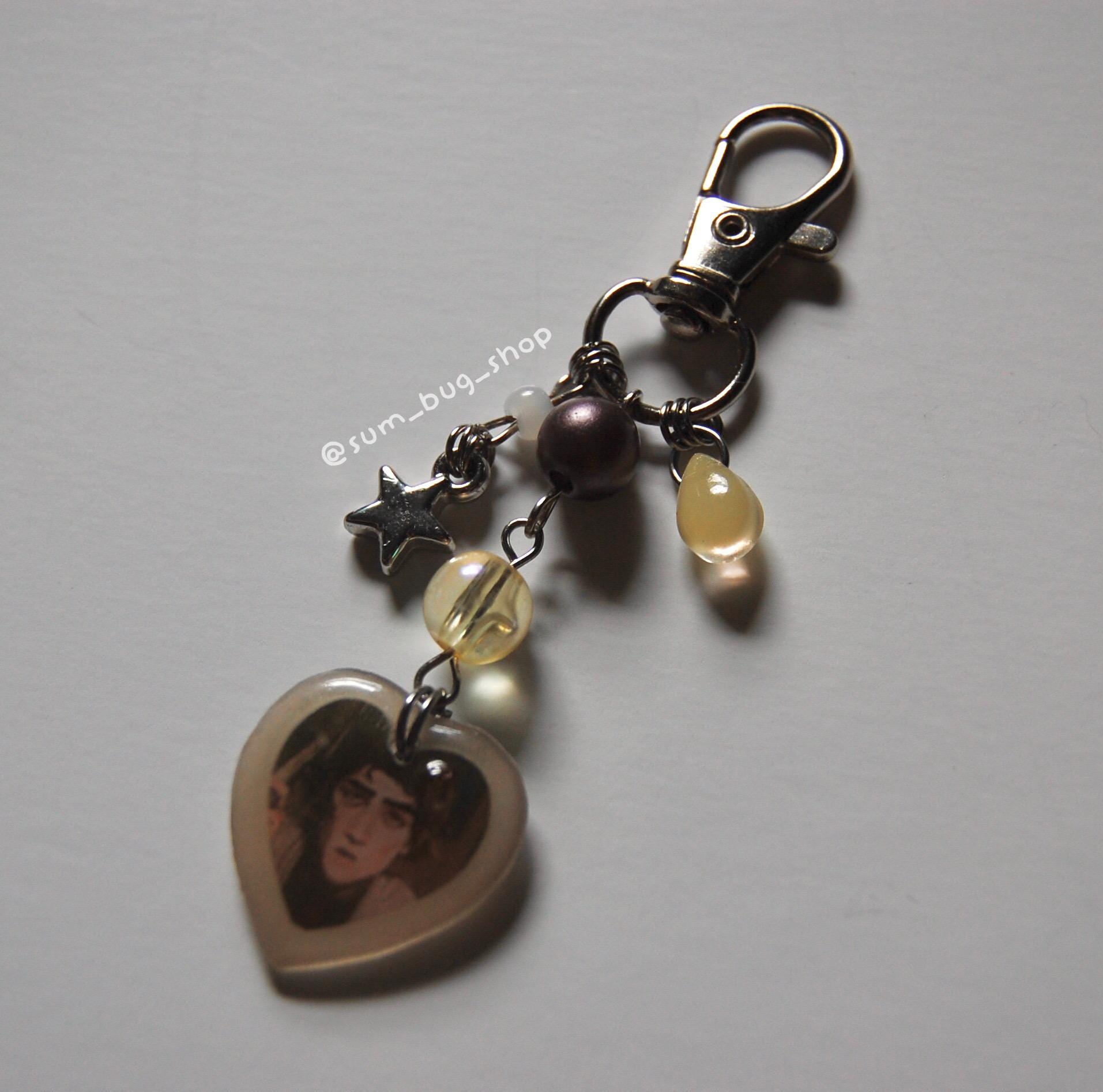 Viktor Heart Frame Handmade Keychain Arcane - Etsy
