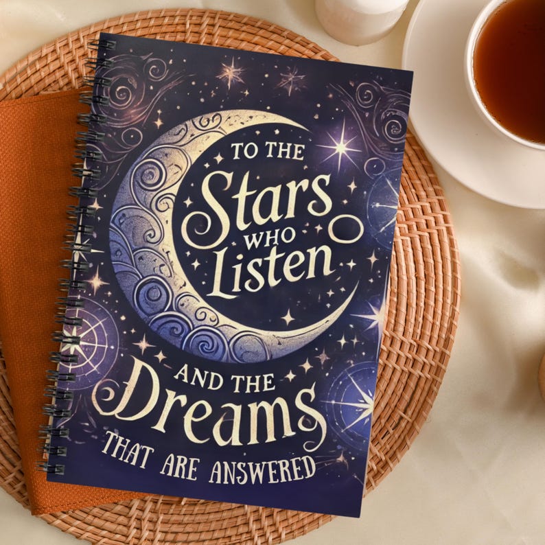 A Court of Thorns and Roses Notebook ACOTAR Night Court Journal Feysand ...