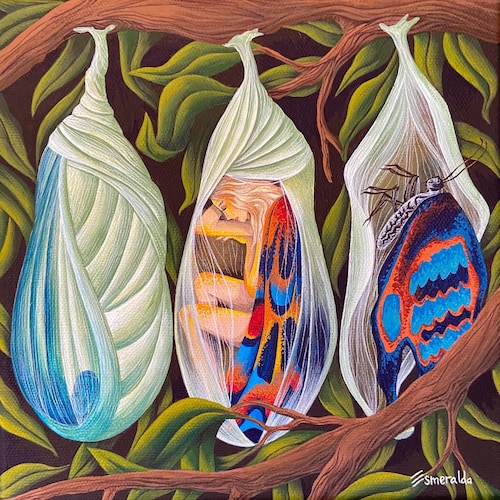Metamorphosis Phase 2:fine Art Print of Original Surreal Oil - Etsy