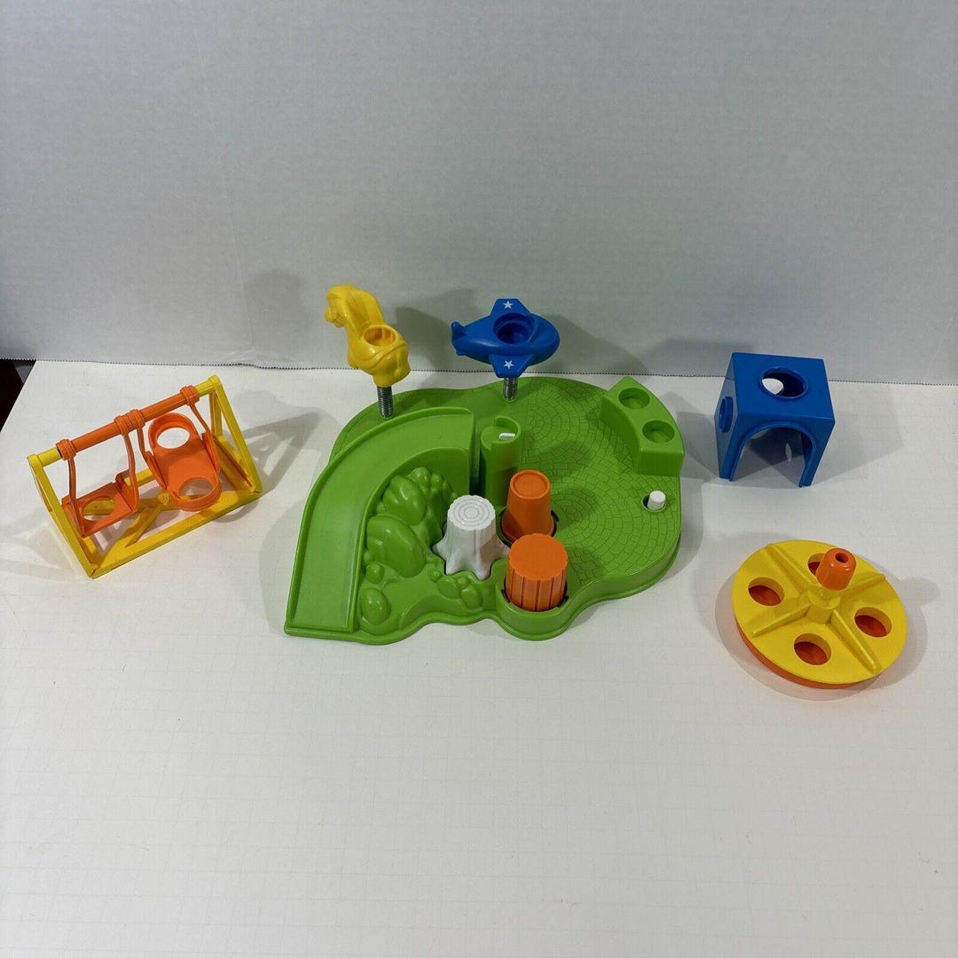 Vintage Fisher Price Little People Playground Base #2525 Lot ...
