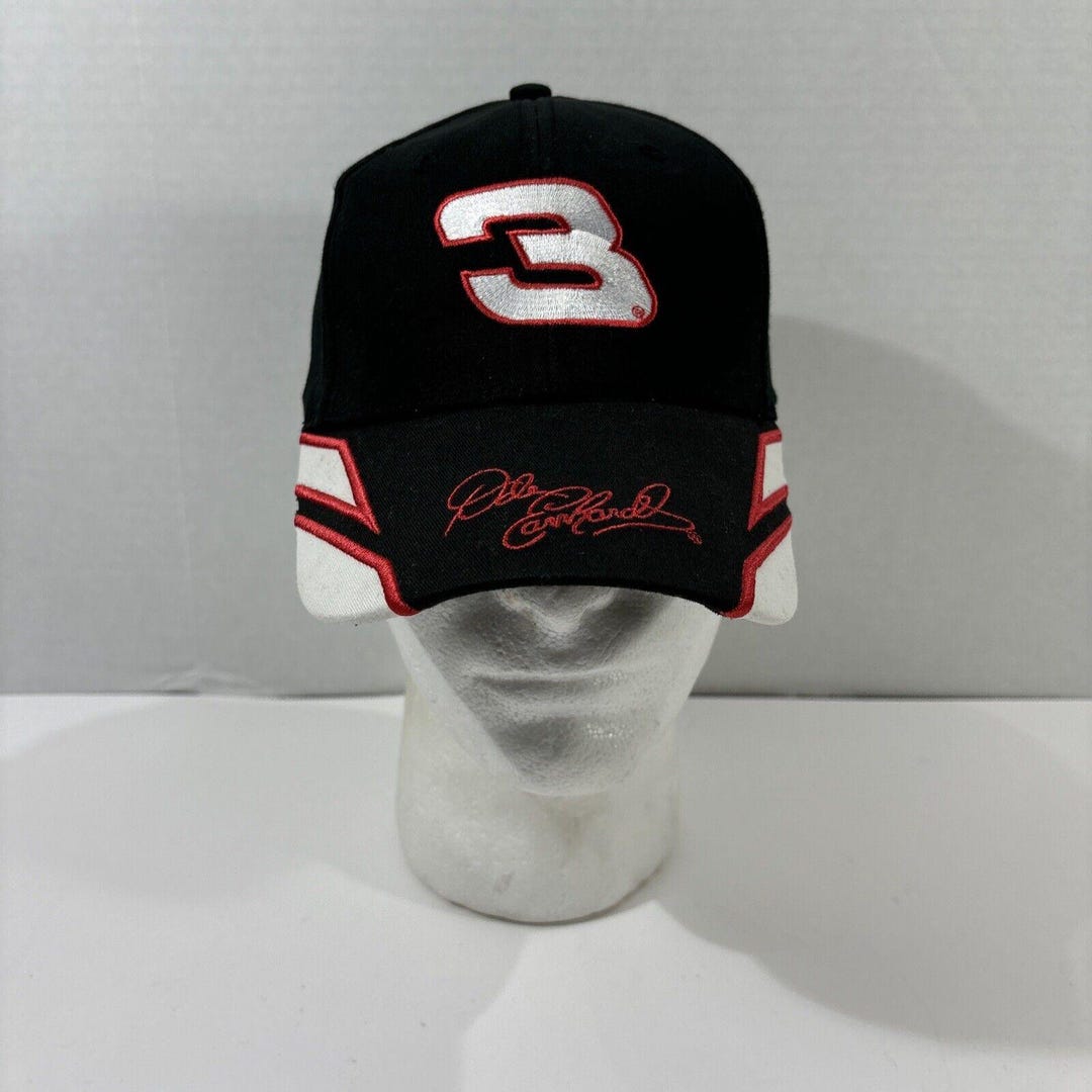 Vintage Dale Earnhardt Hats 3 Winners Circle Goodwrench Service Dress ...