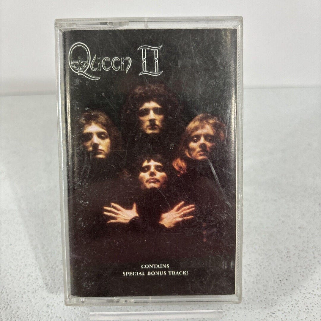 Queen - Queen II Cassette, Contains Special Bonus Track! Super Rare ...
