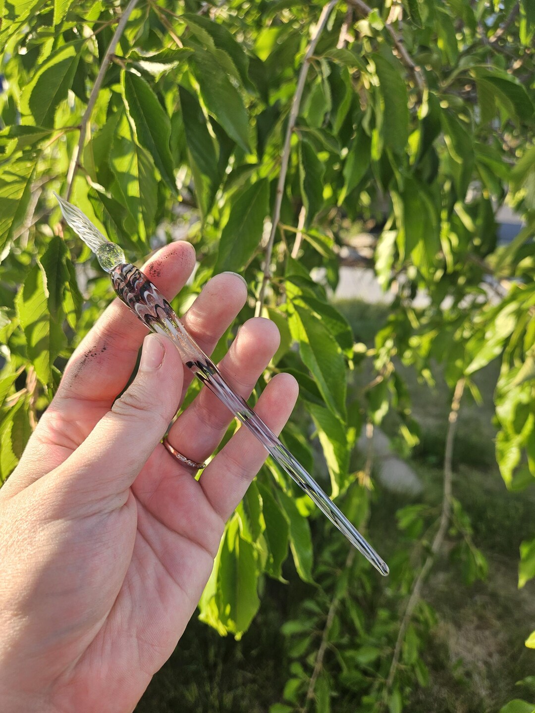 Glass Ink Dip Calligraphy Pen Spider - Etsy