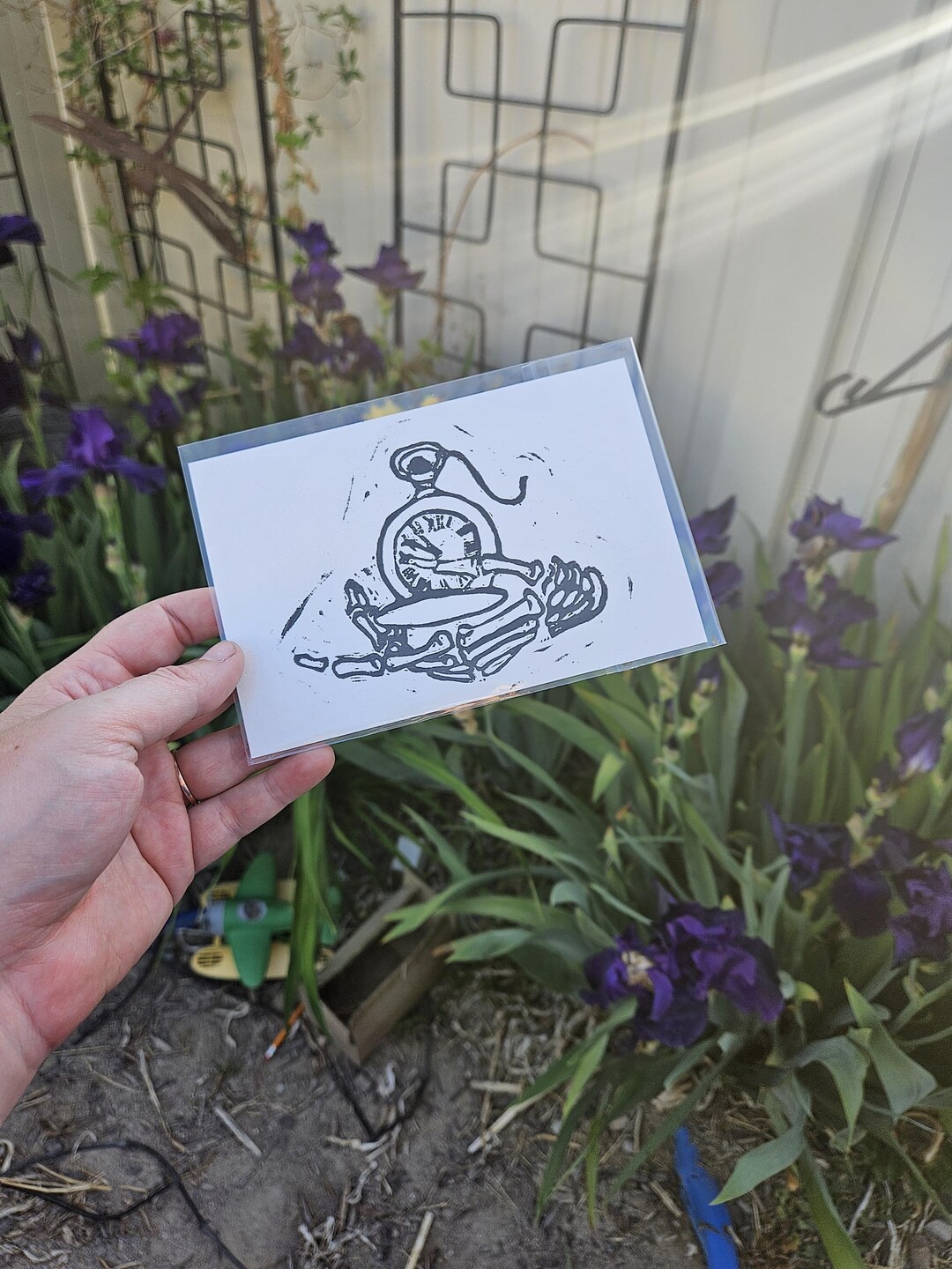 Hand of Time Print - Etsy