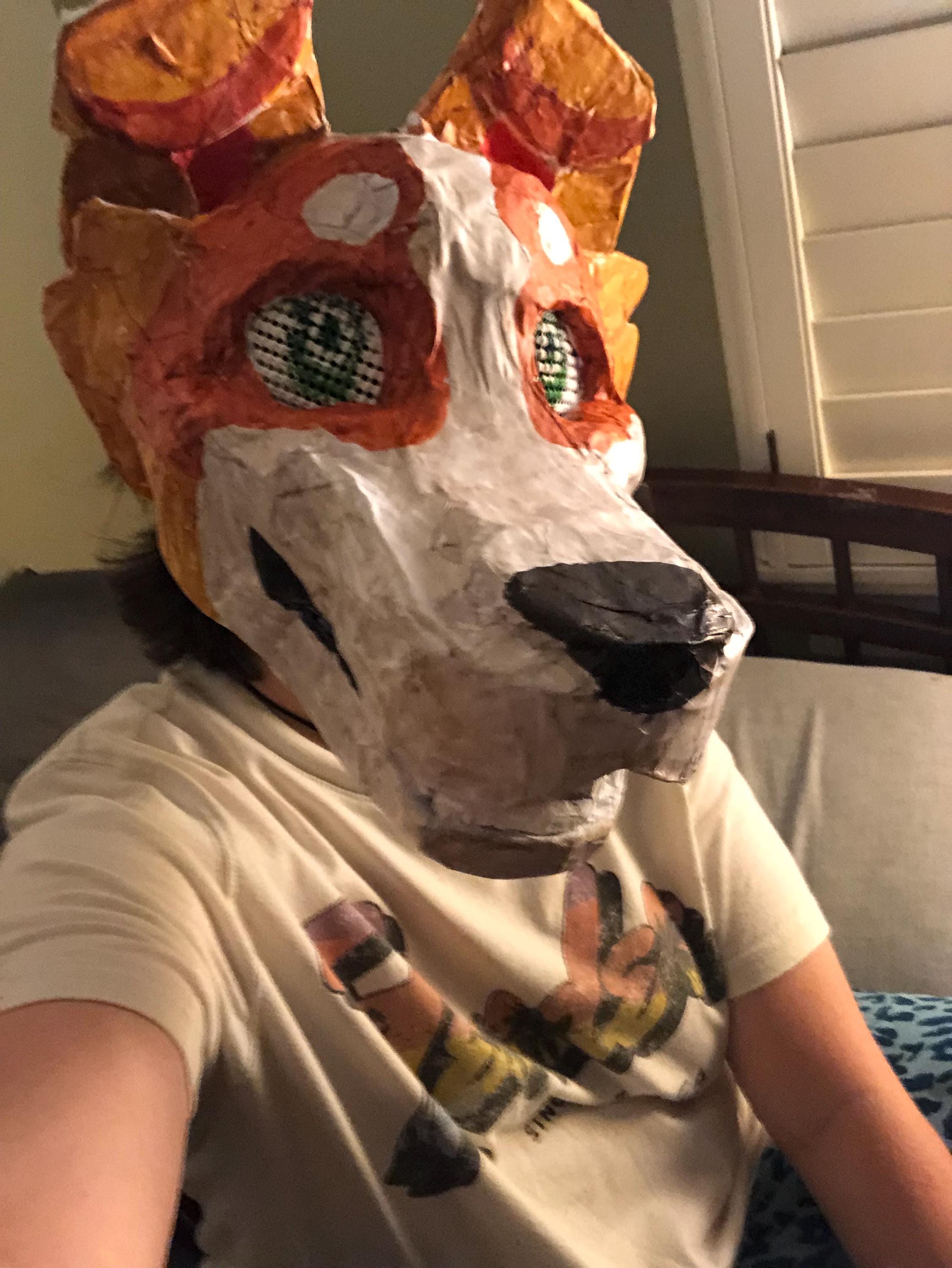 Custom Cardboard Furry Masks - Etsy