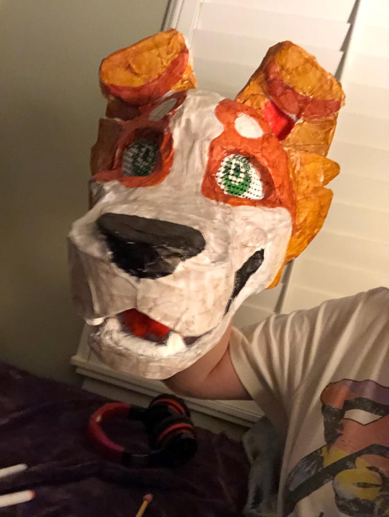Custom Cardboard Furry Masks - Etsy
