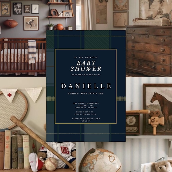 Ralph Lauren Theme Baby Shower - Etsy