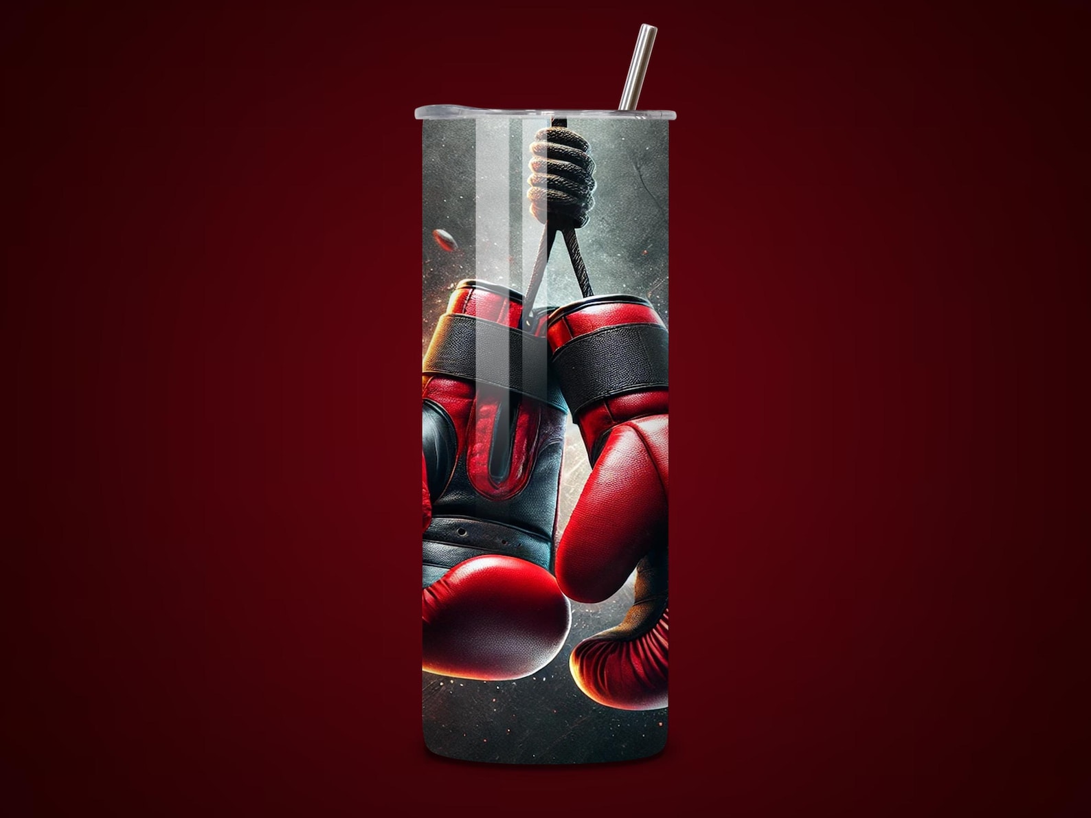 BOXING GLOVES 20oz Skinny Tumbler Wrap PNG, Seamless Design, 20oz ...