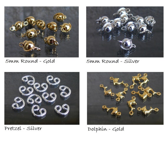 Findings Jewelry & Beauty Connectors 6 Twisted Textured Bar Connectors ...