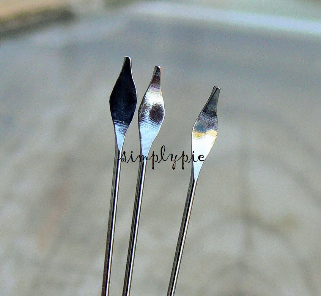 Black Gunmetal Spear Headpins, 2-inch Long 25 Brass Head Pins, 22-gauge ...