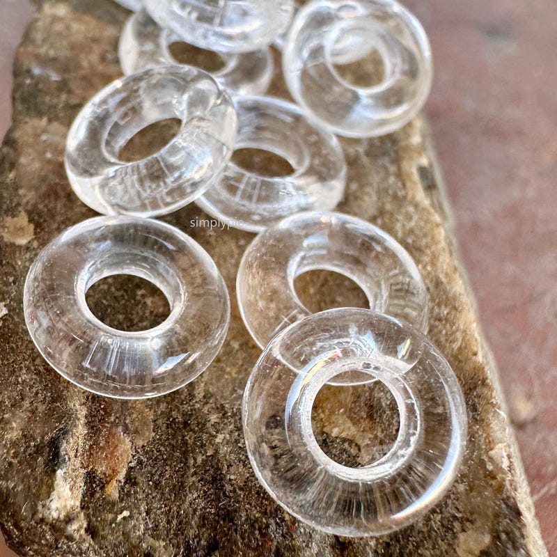 Crystal Clear Donut Ring - Etsy