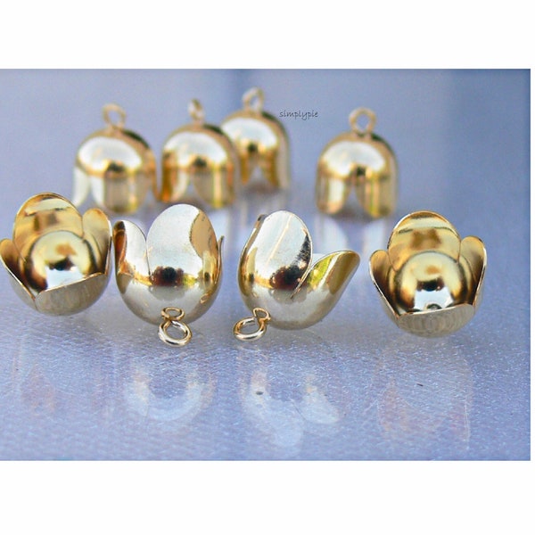 Bead Cap With Loop - Etsy