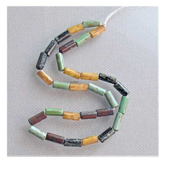 Czech Picasso Beads - Etsy