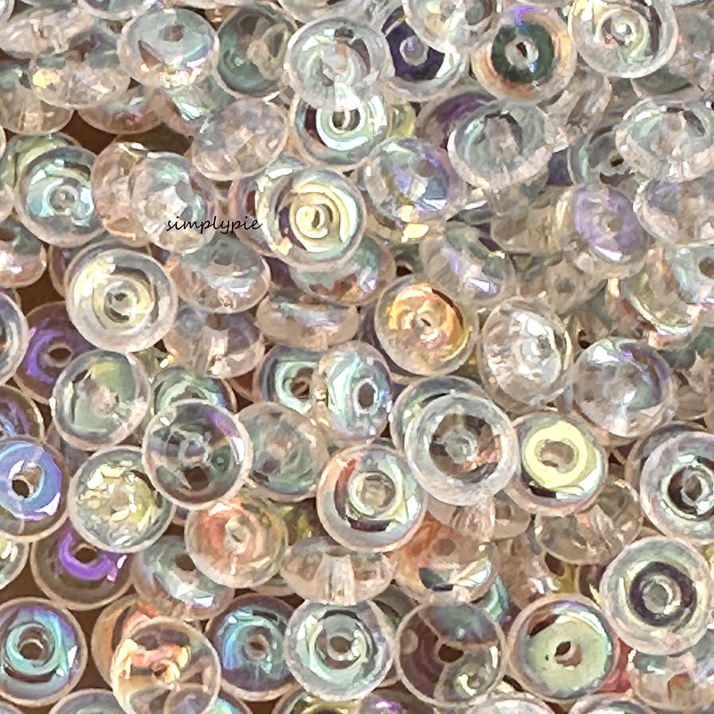 Crystal Rondelle - Etsy